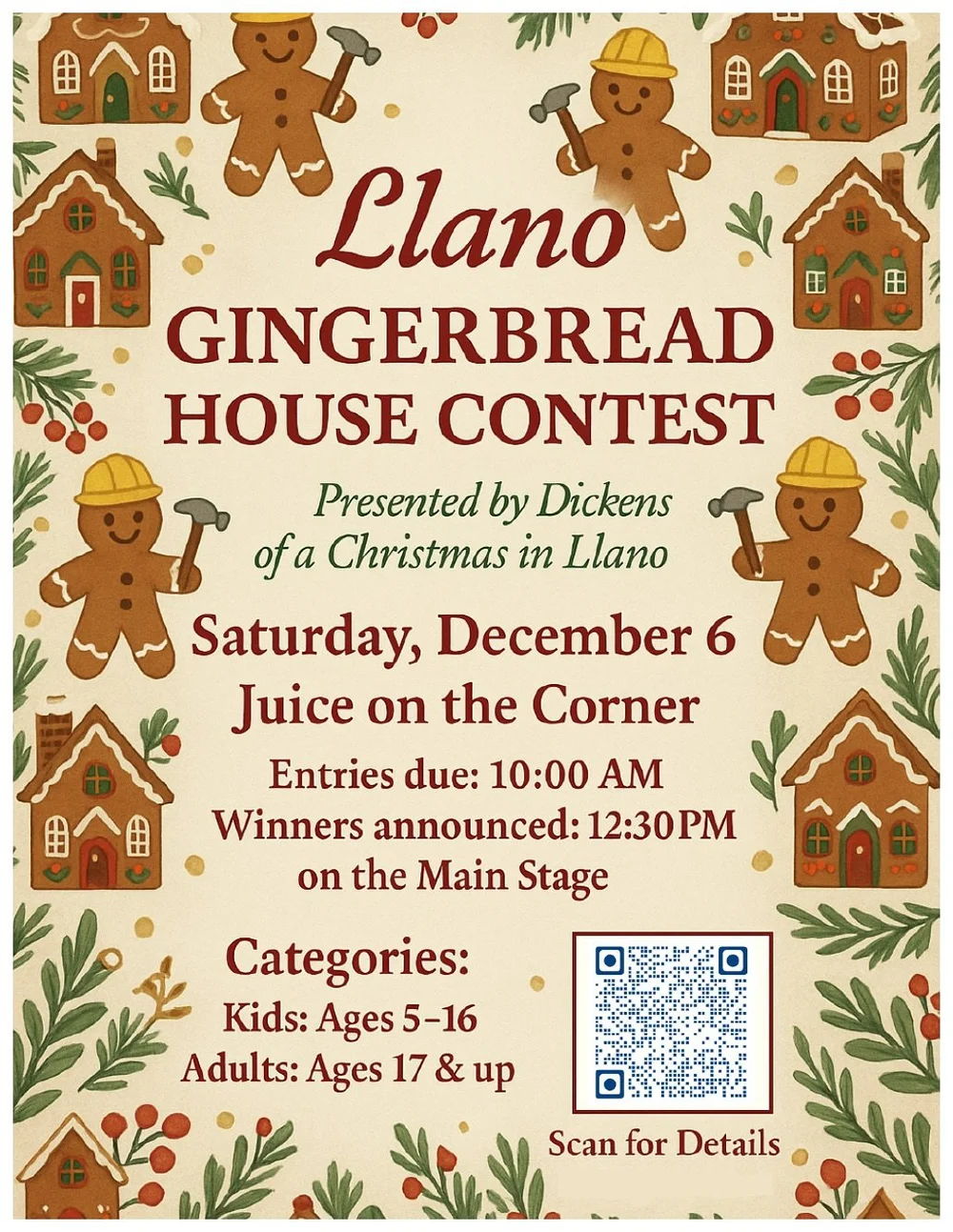 Dickens of a Christmas in Historic Llano, Texas — Untitled
