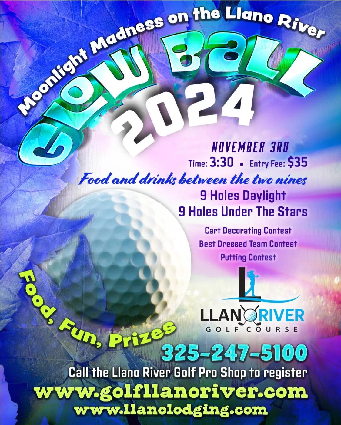 Glow Ball at the Llano Golf Course — Untitled