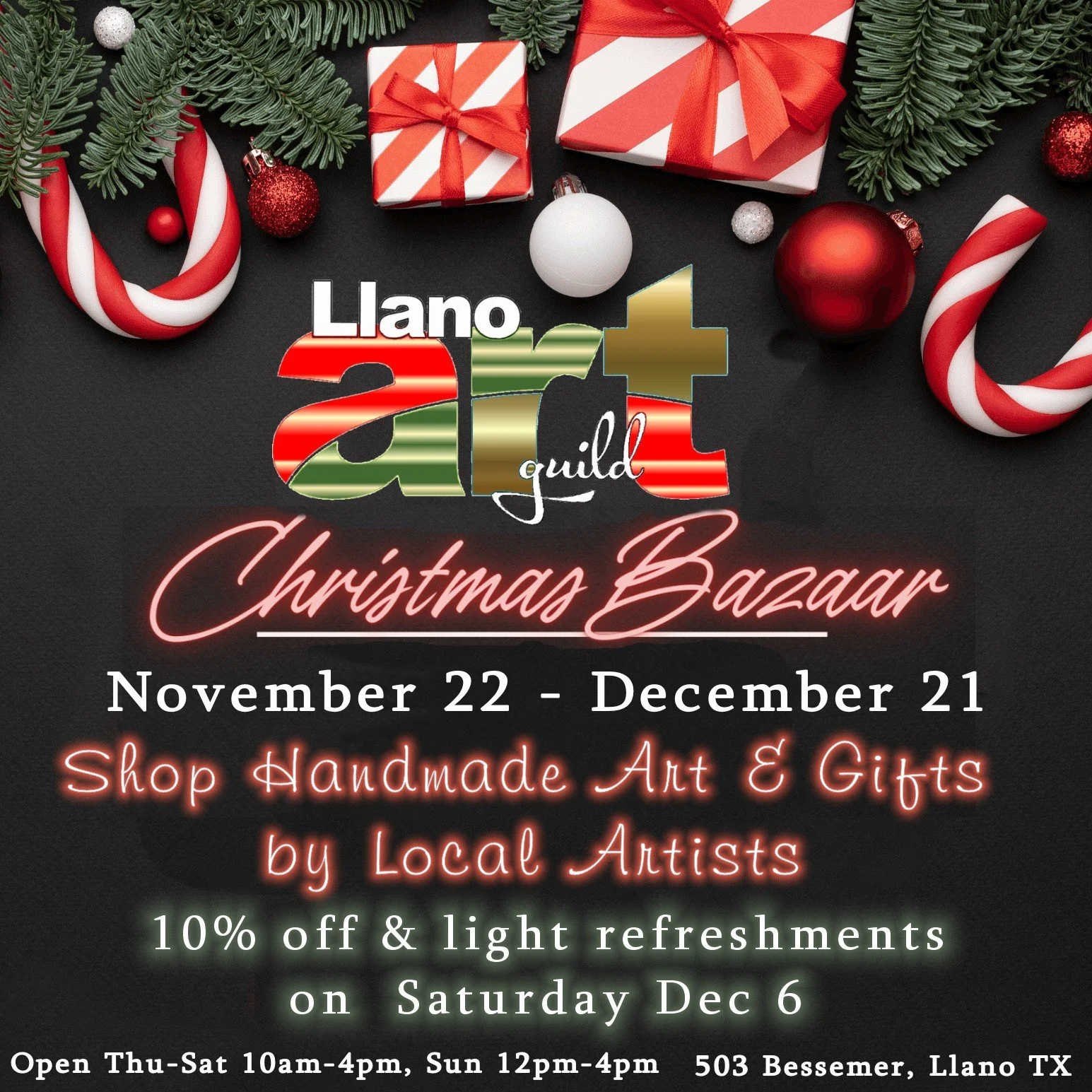 Llano Art Guild Christmas Bazaar — Untitled