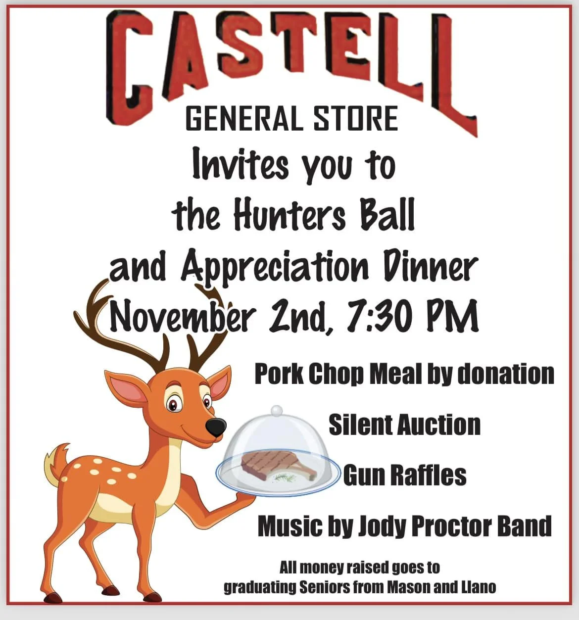 Castell General Store Hunters Ball & Appreciation Dinner — Untitled