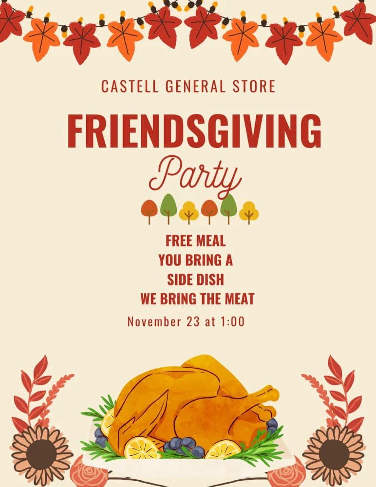 Friendsgiving Party at the Castell General Store — Untitled