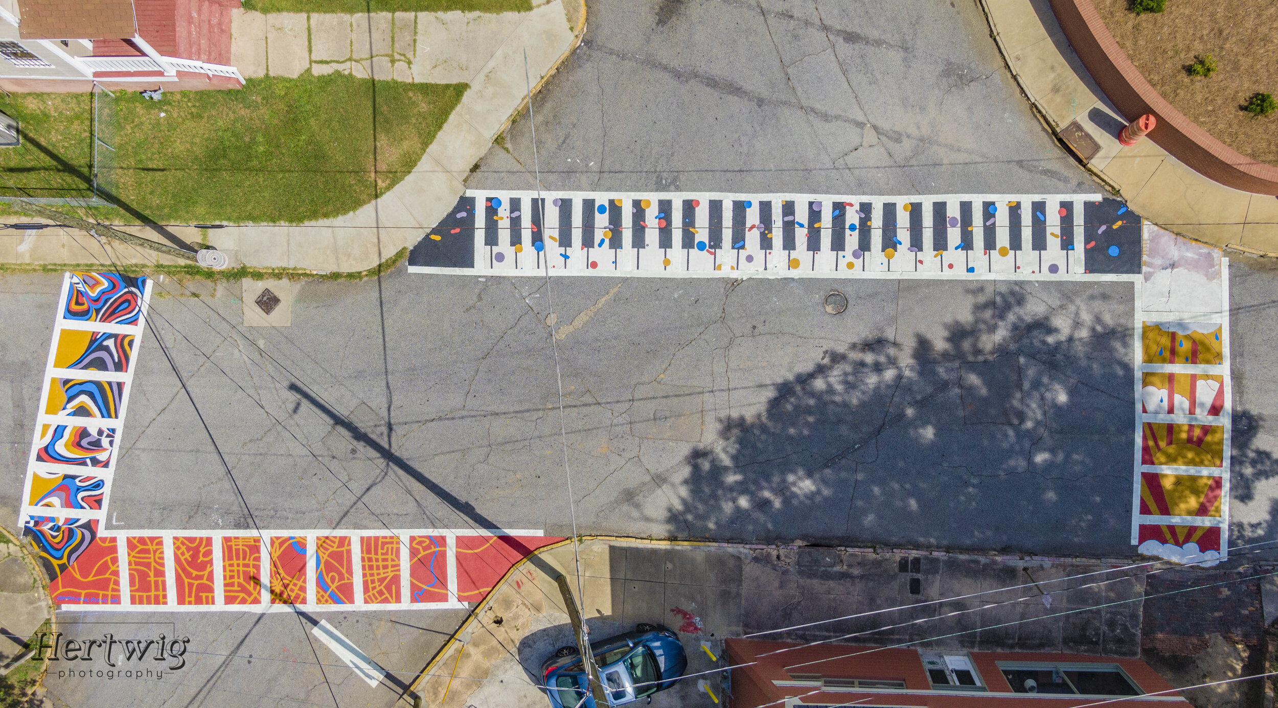Macon’s First Creative Crosswalks — Bike Walk Macon