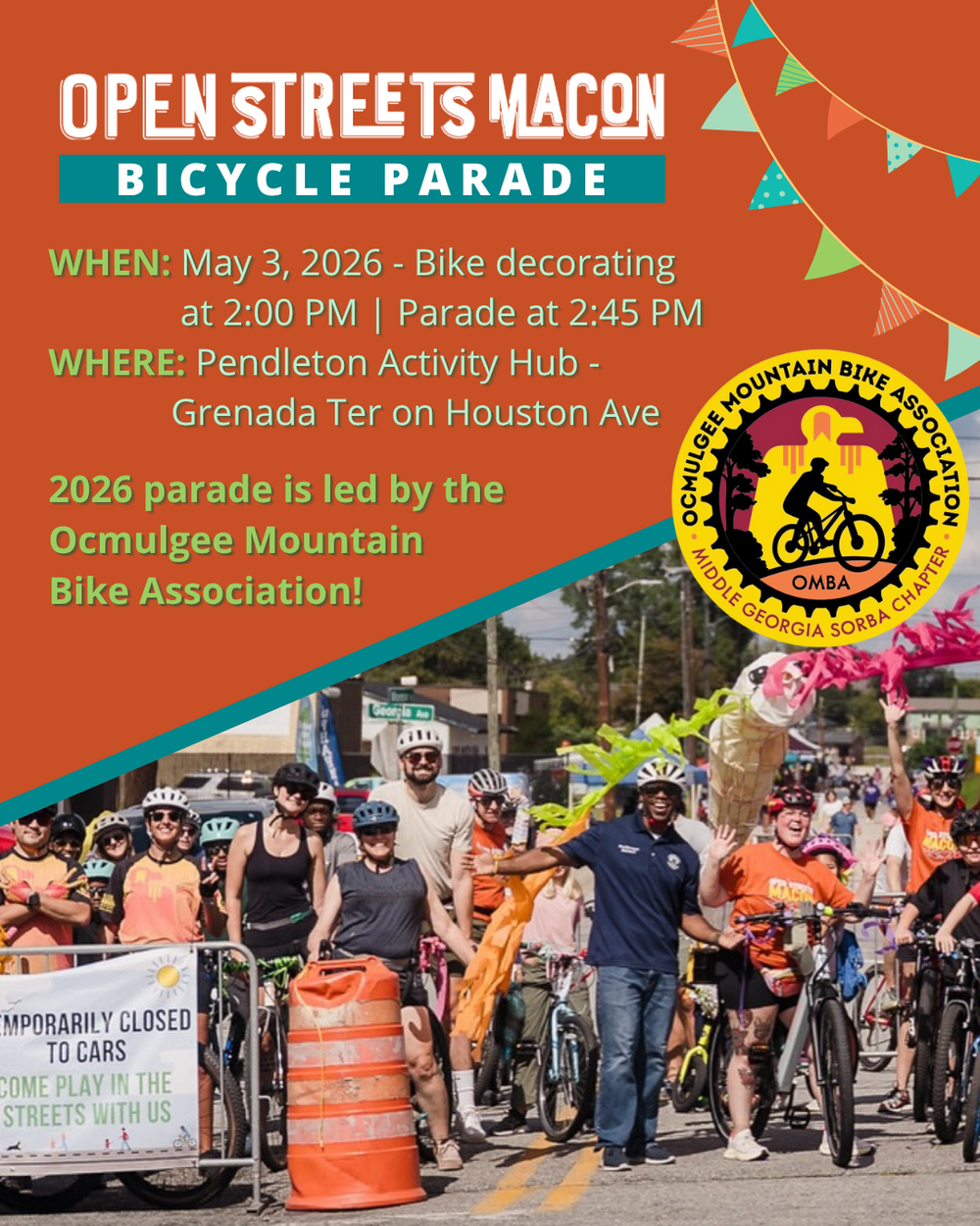 Open Streets Macon: Bike Parade — Bike Walk Macon