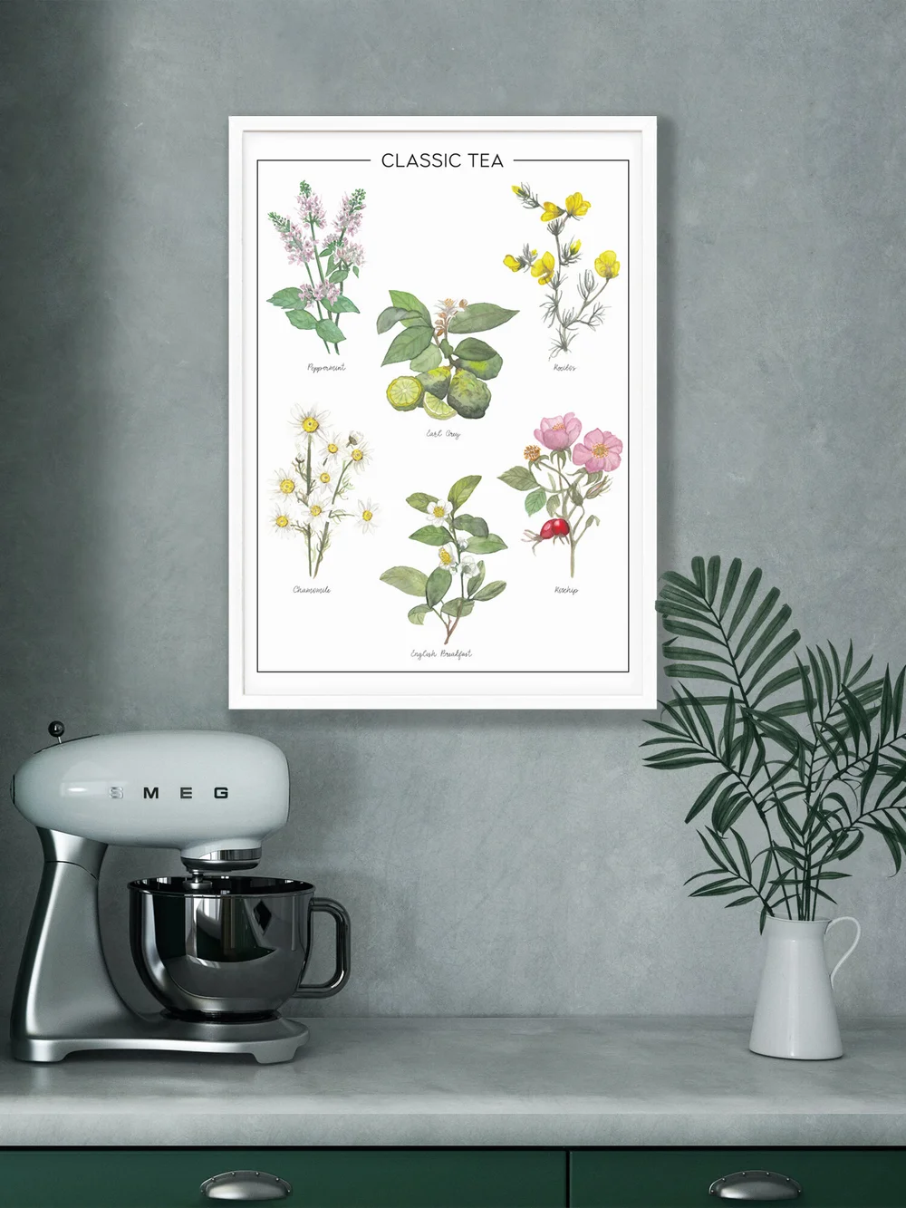 Wildflower Botanical Illustrated Chart — Heather Victoria Design