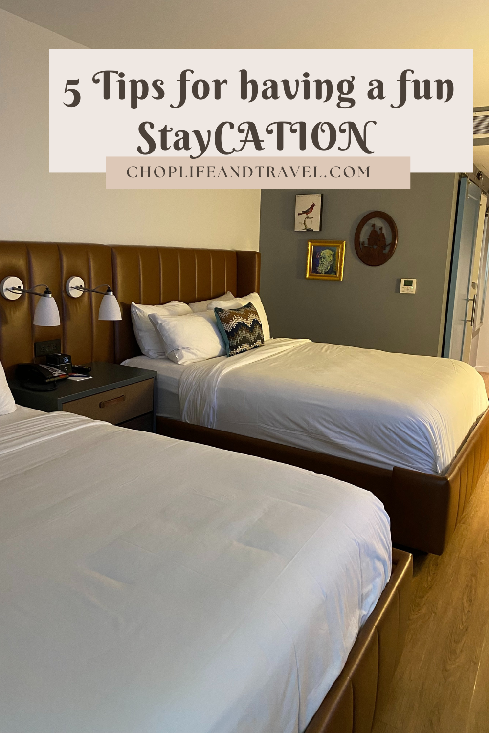 Avoid the “airport rush” - 5 Tips for having a fun staycation — CHOP ...