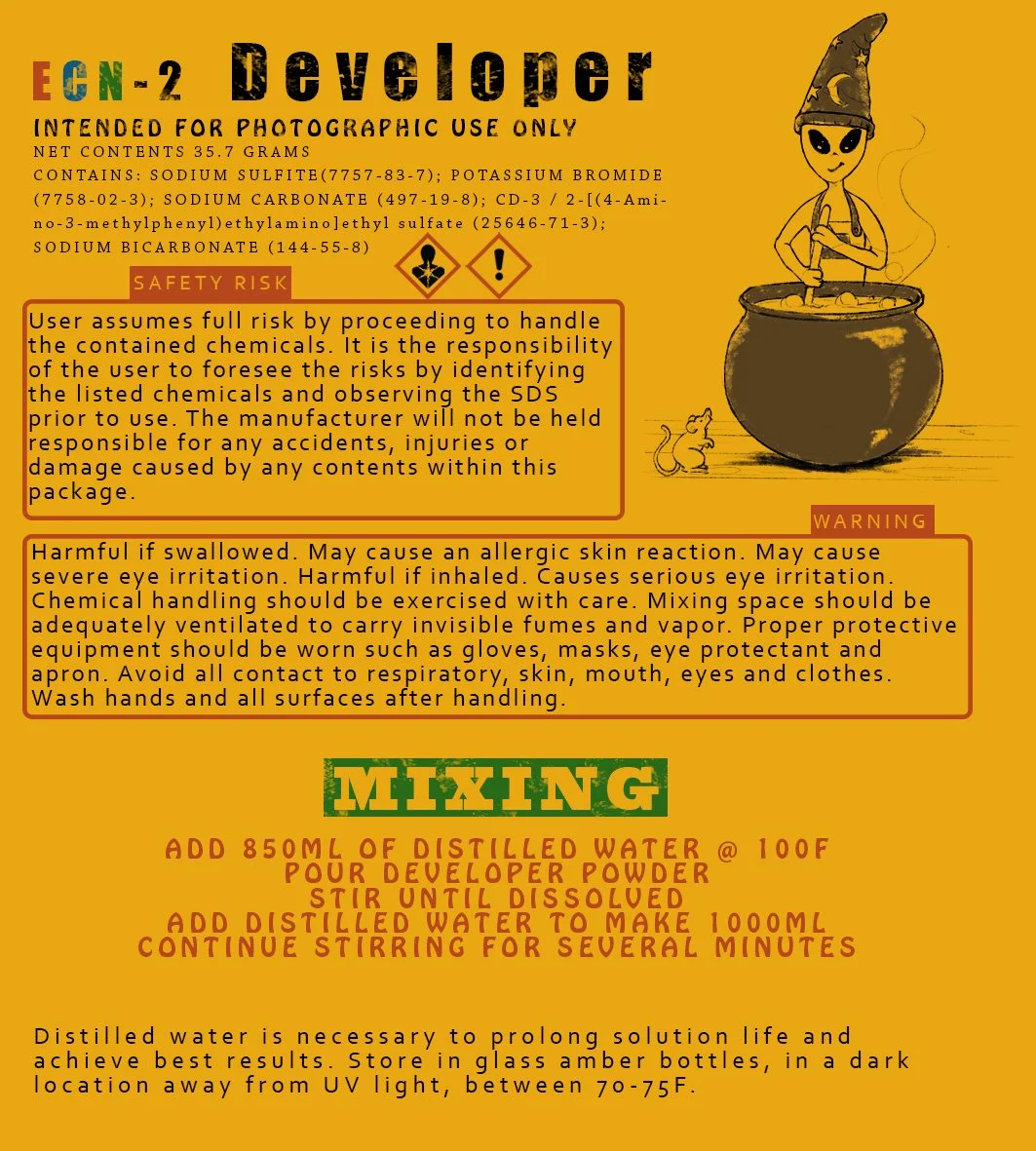 ECN-2 CHEMISTRY DEVELOPER 1 LITER — KOLTIN SULLIVAN