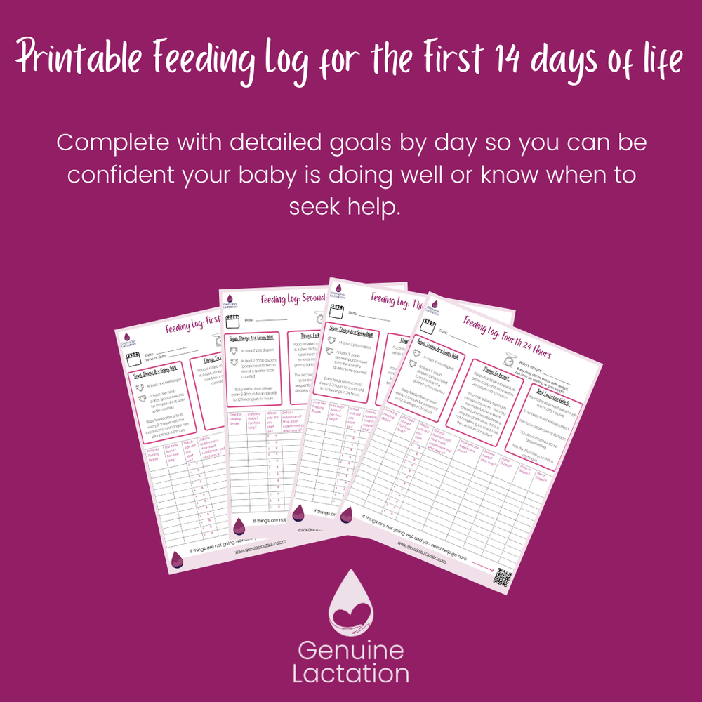 Using a Written Infant Feeding Log — Genuine Lactation