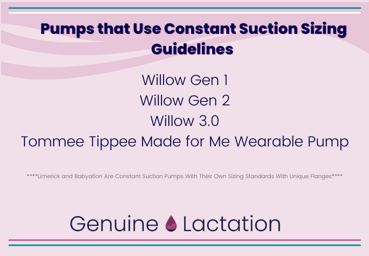 Flange Sizing — Genuine Lactation