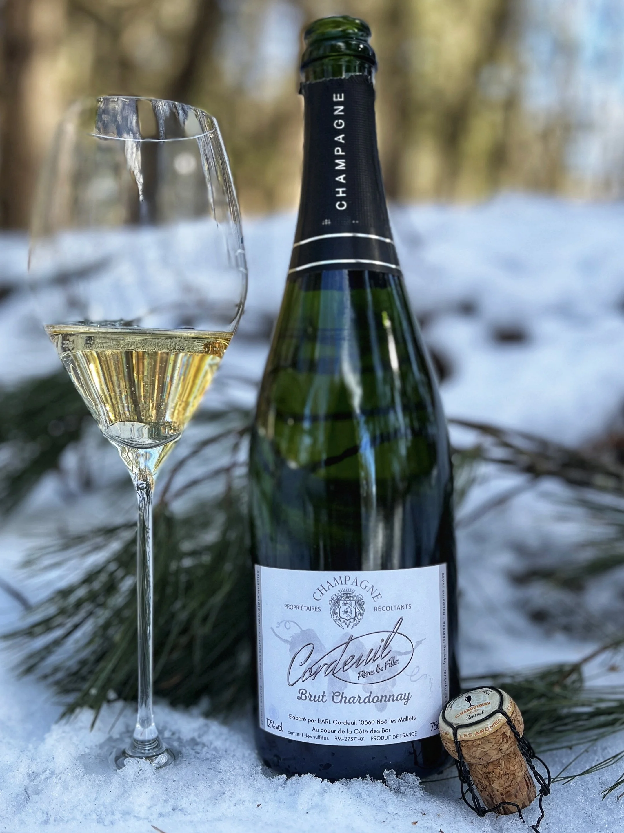 Glittering Champagne Coreuil Père et Fille Chardonnay — The Happy Vine