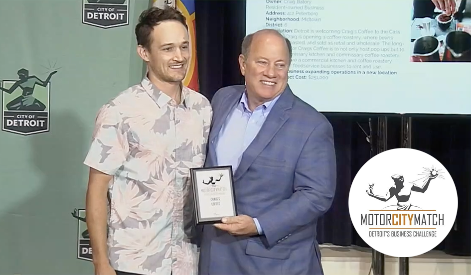 Craig’s Coffee Receives a $50k Motor City Match Award || Craig's Coffee