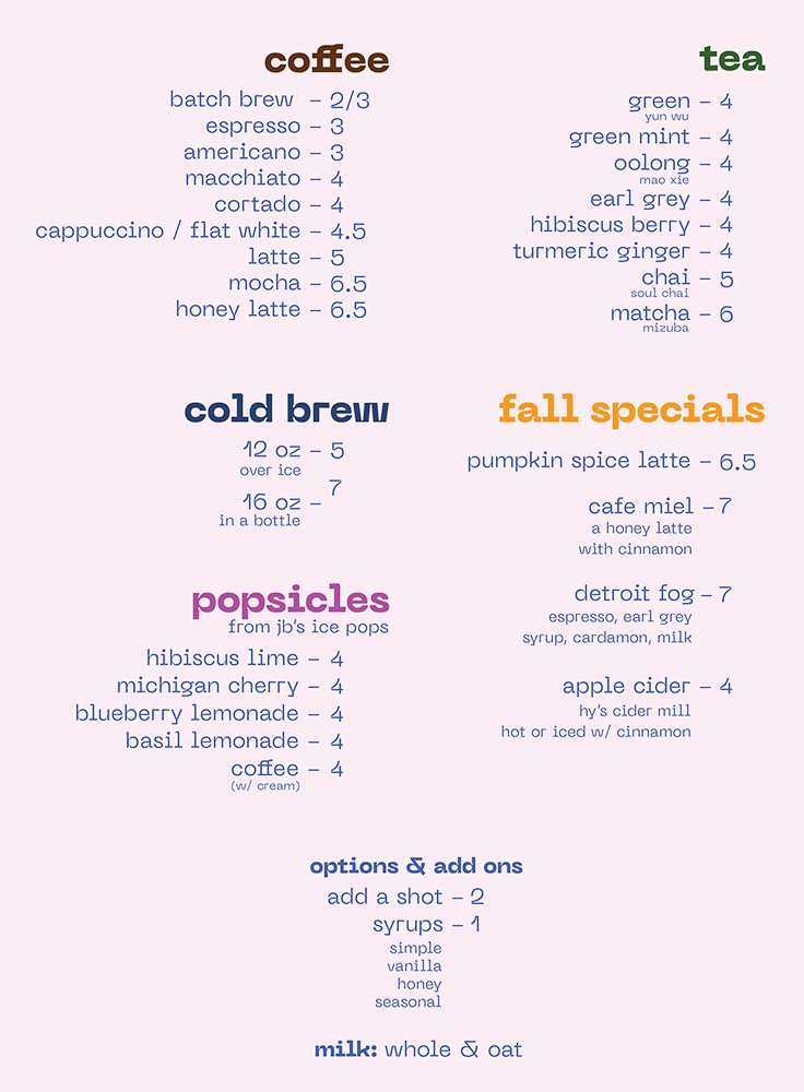 Coffee Bar || Craig's Coffee