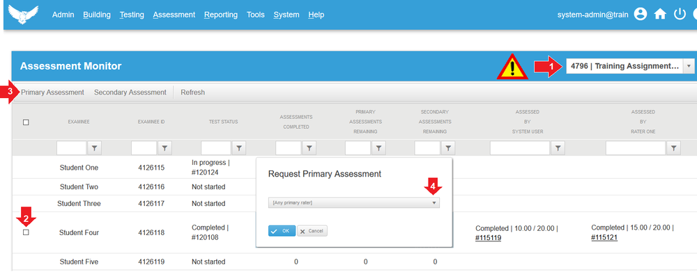 OWL Assessments Menu Help | Publish, Responses, Blind Rating, Proctor ...