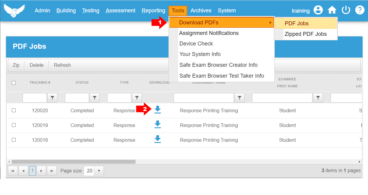 OWL Tools Menu Help | Imports, Exports, Copies, Enrollments, Portfolios ...