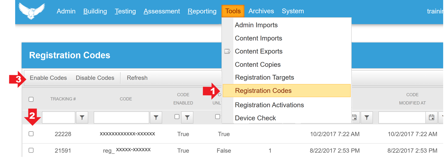 OWL Tools Menu Help | Imports, Exports, Copies, Enrollments, Portfolios ...
