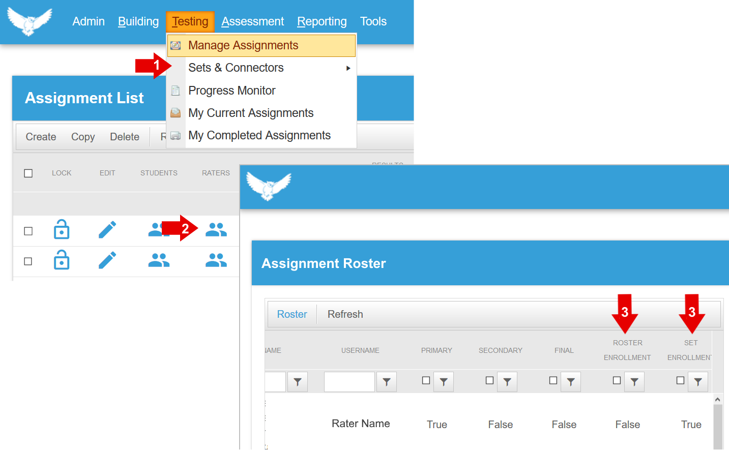 OWL Testing Menu Help | Assignments, Registration, Webcam Monitor ...