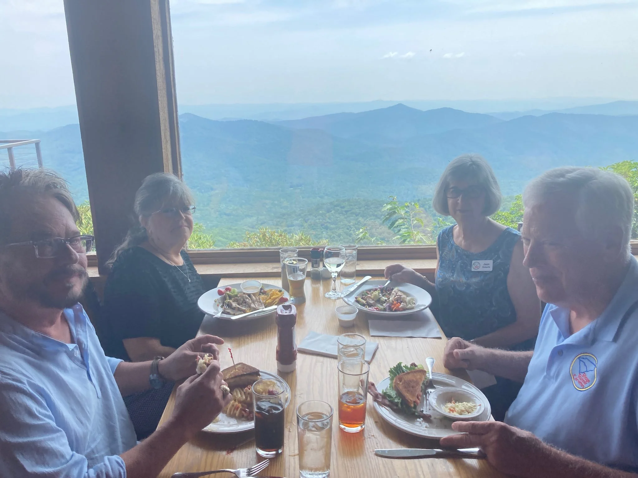 2023-08-22 Pisgah Inn Restaurant — Ridge Runner Corvettes