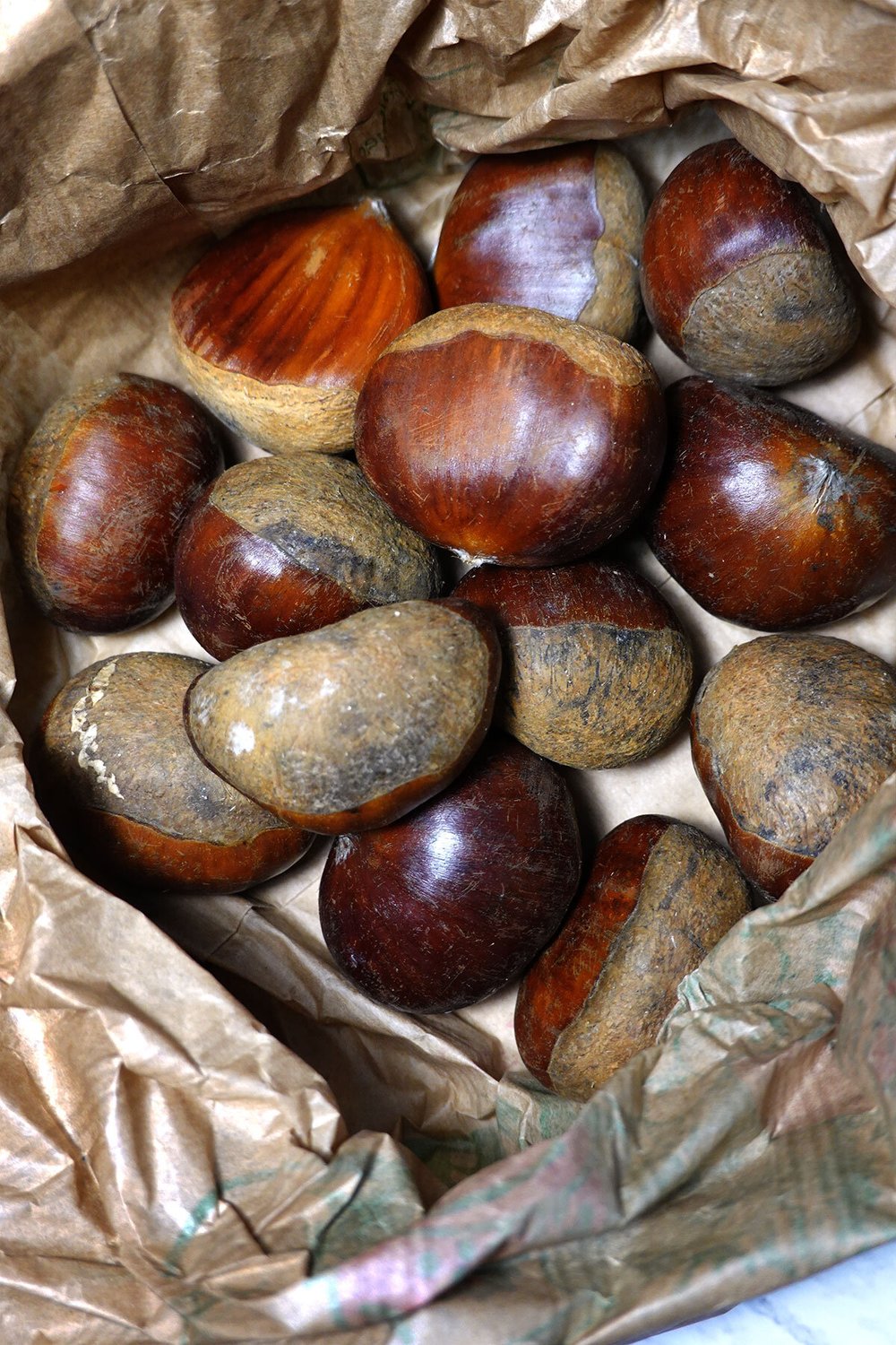 Marrons chauds - cuisson au four — Raconte-moi des salades