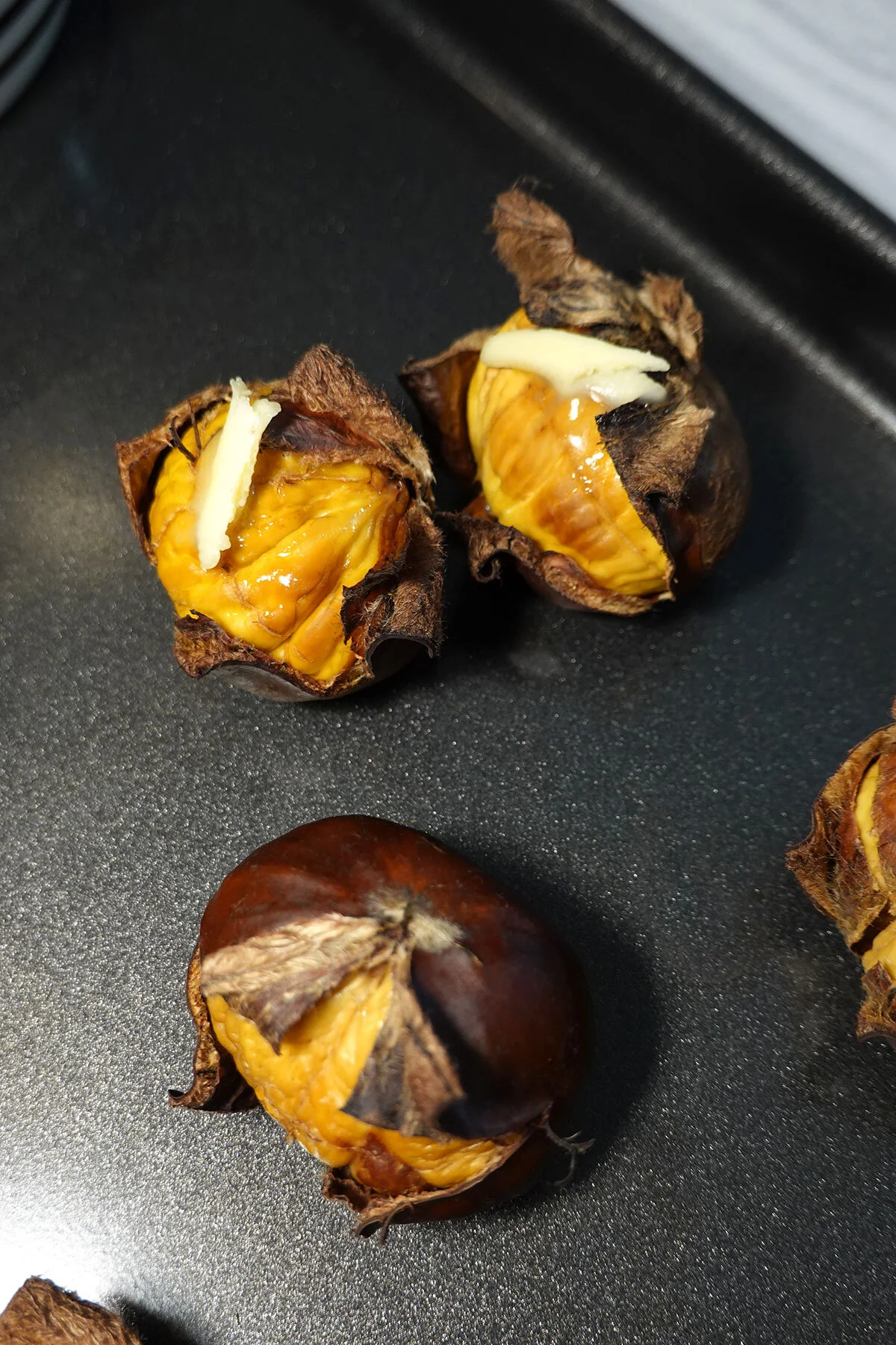 Marrons chauds - cuisson au four — Raconte-moi des salades