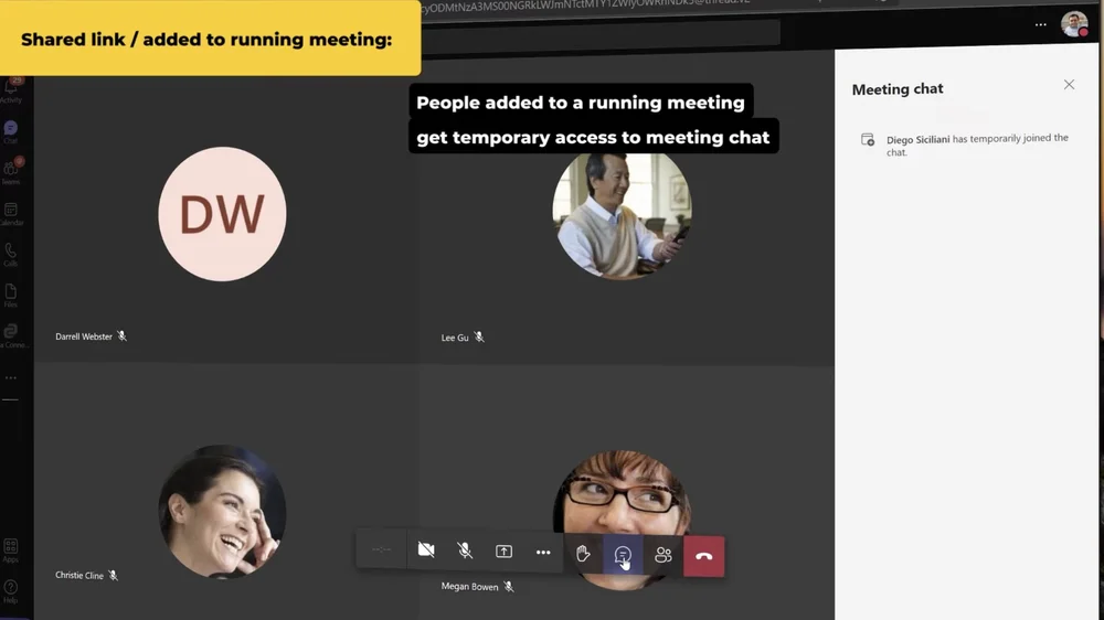 How To Access Microsoft Teams Meeting Chat Before During And After — Modern Work Mentor