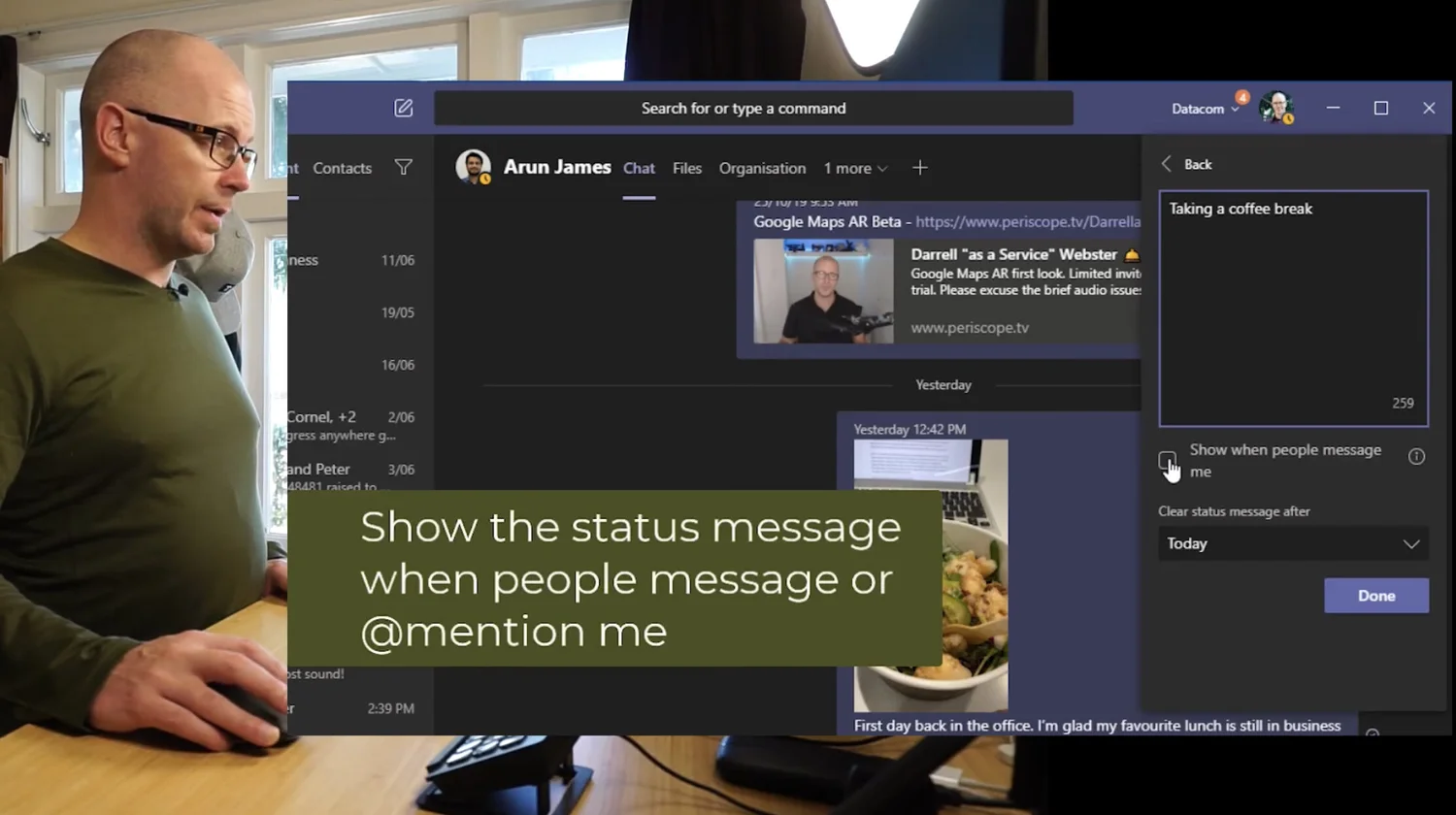 Managing your availability in Microsoft Teams — Modern Work Mentor