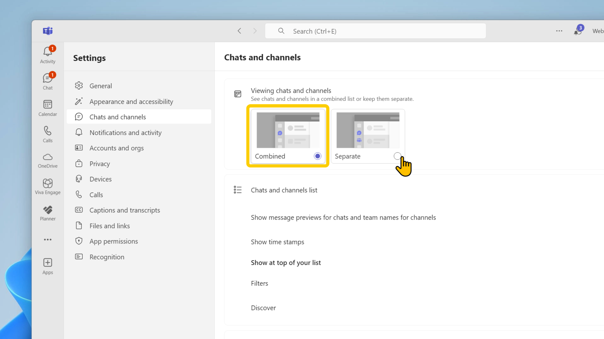 Introducing Teams new combined chats and channels — Modern Work Mentor