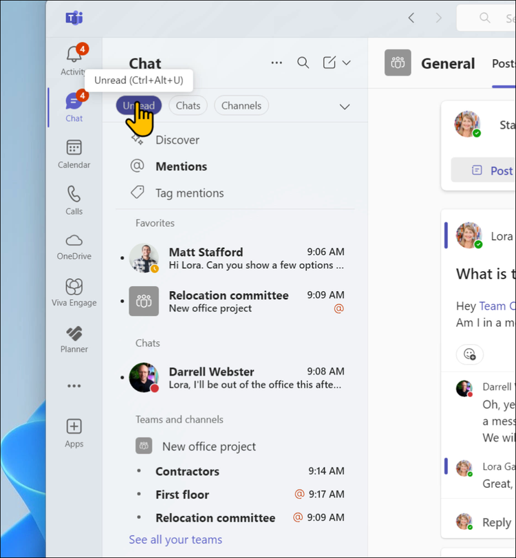 Organise new Teams combined chats and channels — Modern Work Mentor