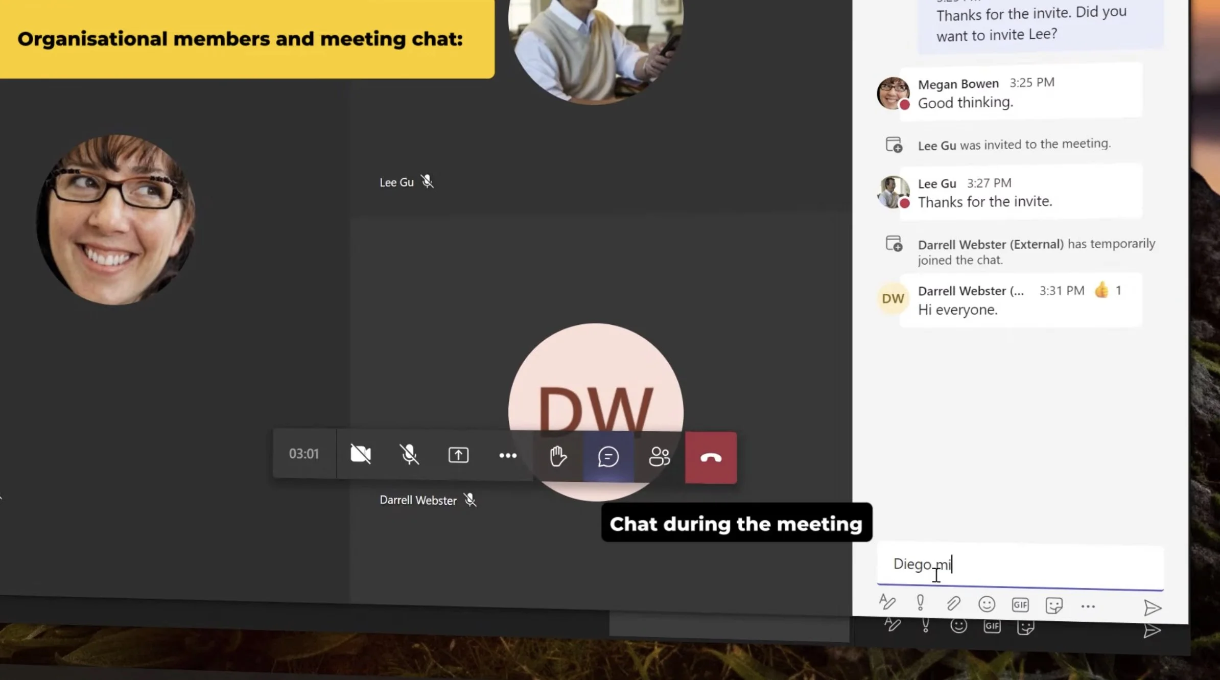 How to access Microsoft Teams meeting chat before, during, and after — Modern Work Mentor
