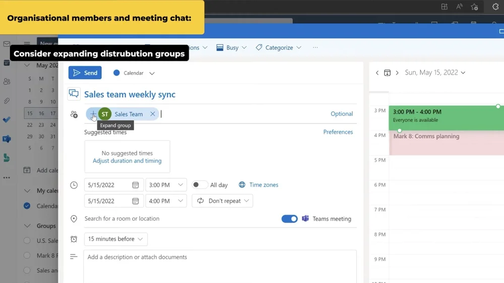 How To Access Microsoft Teams Meeting Chat Before During And After — Modern Work Mentor
