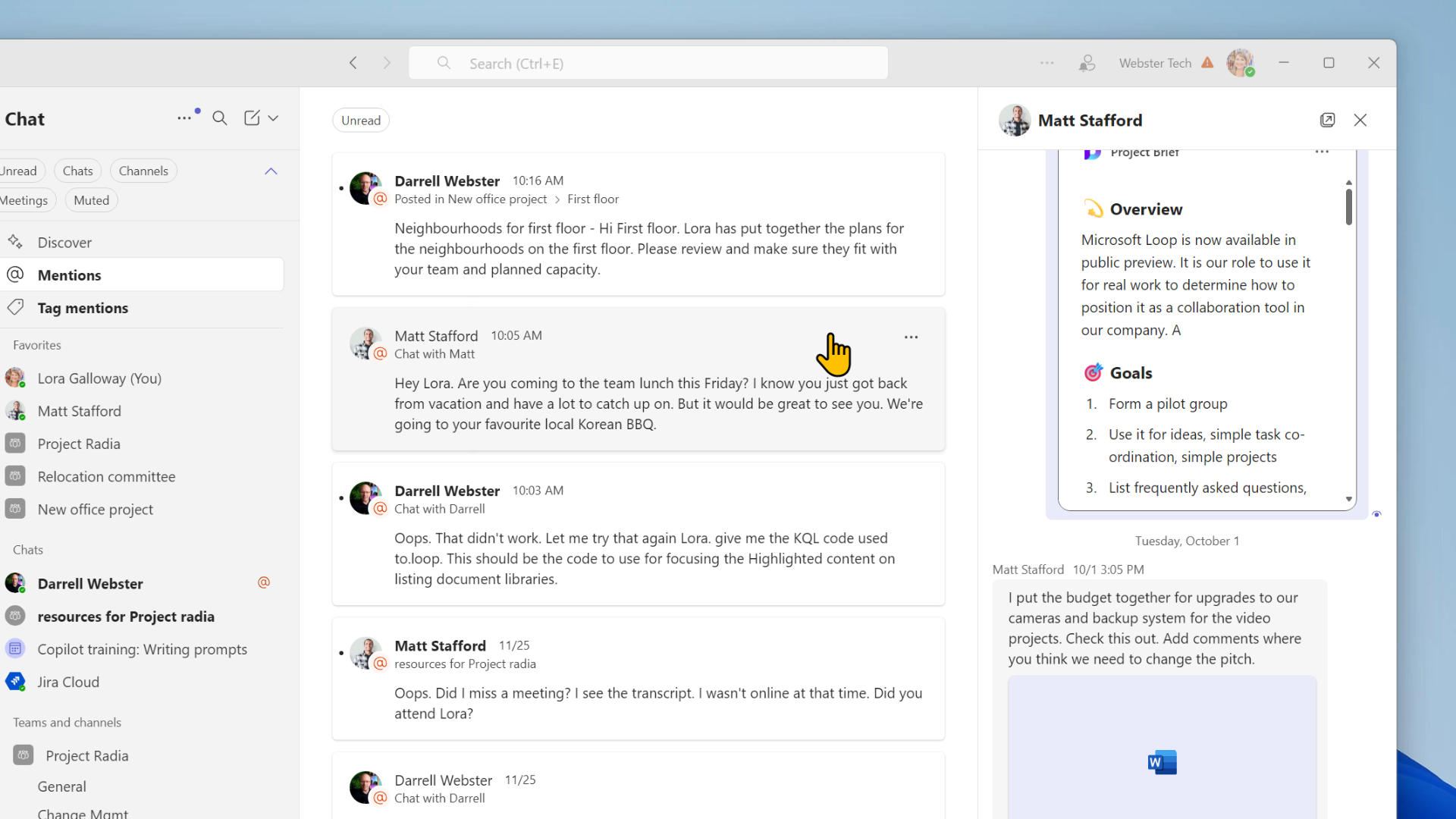 Introducing Teams new combined chats and channels — Modern Work Mentor