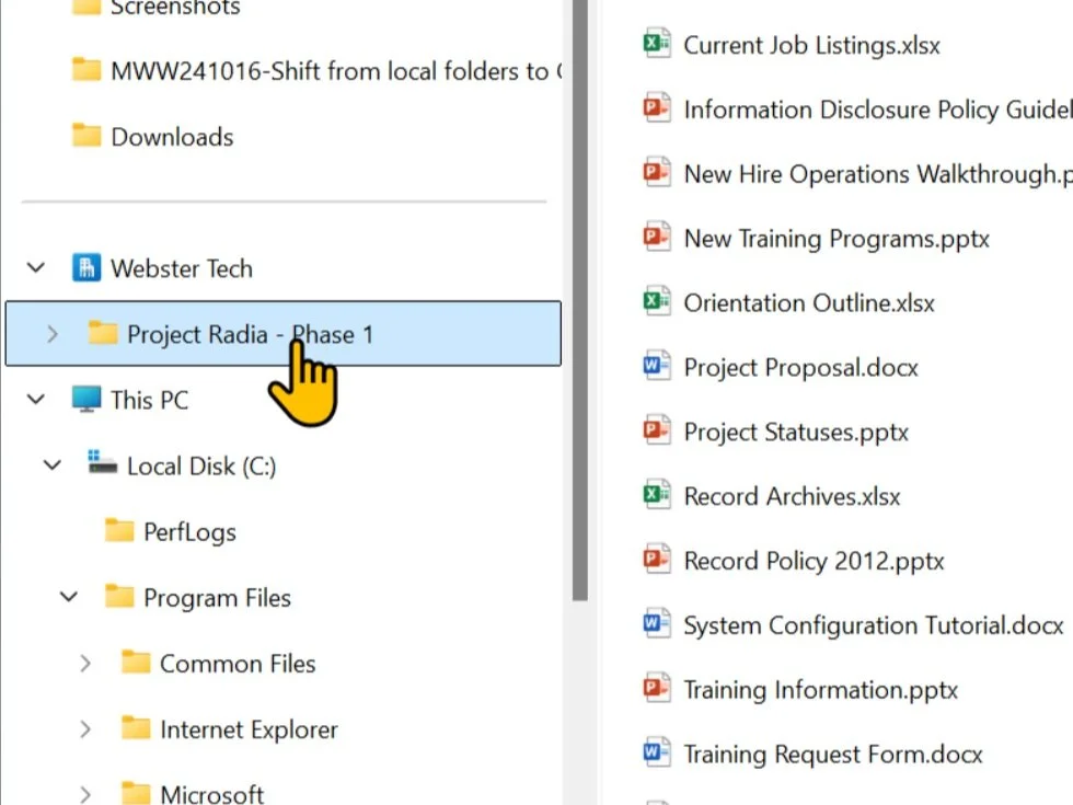 Use OneDrive shortcuts and files on demand — Modern Work Mentor