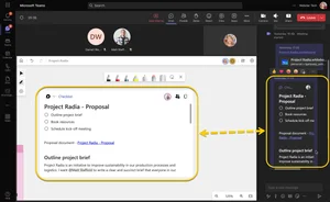 Microsoft Loop components in Word Online and Microsoft Whiteboard ...