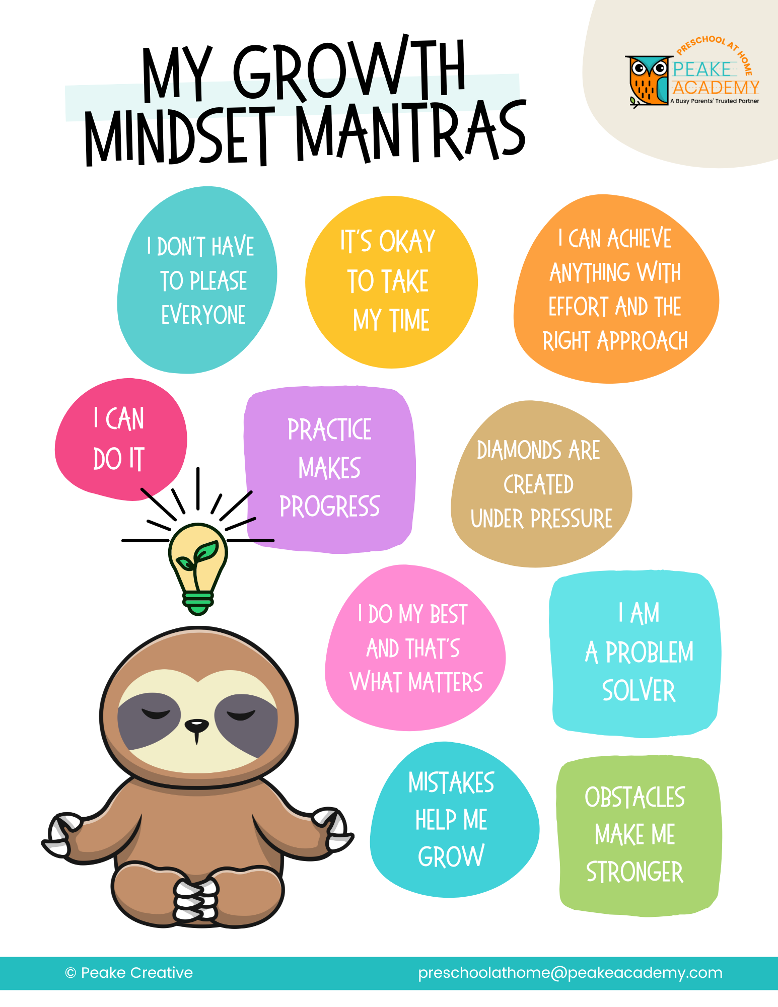 Helping Your Child Develop a Growth Mindset — Peake Academy