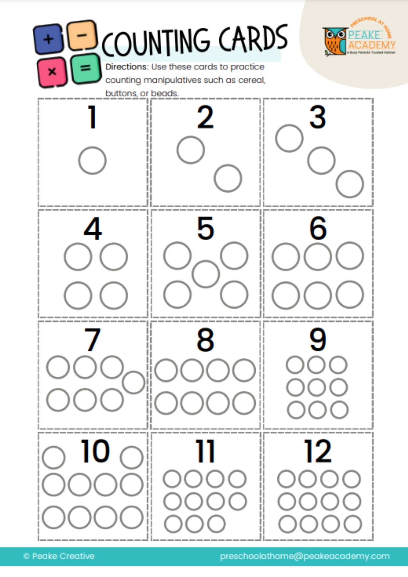 How to Make Learning Math Fun for Preschoolers — Peake Academy