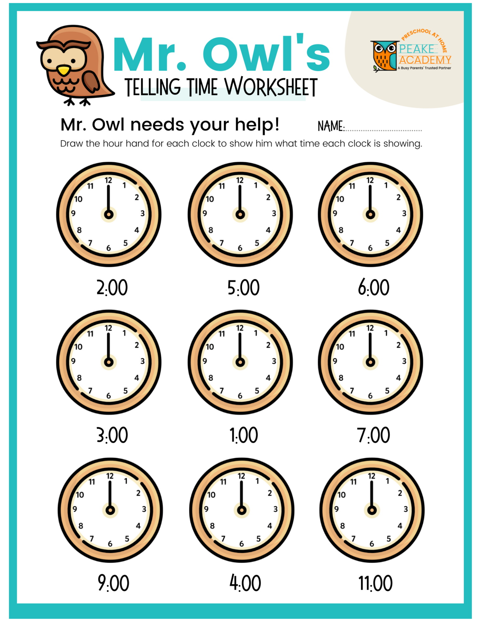 How to Teach Your Preschooler the Value of Time: Tips and Activities ...