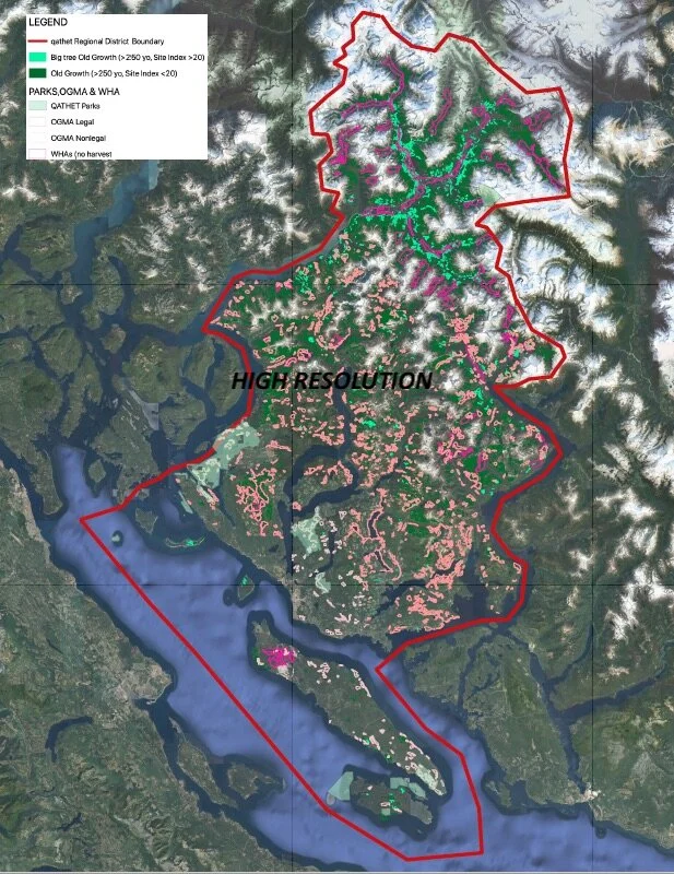 MAPS — qathet Old Growth