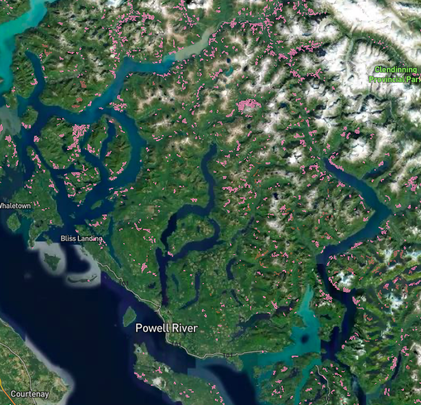 MAPS — qathet Old Growth