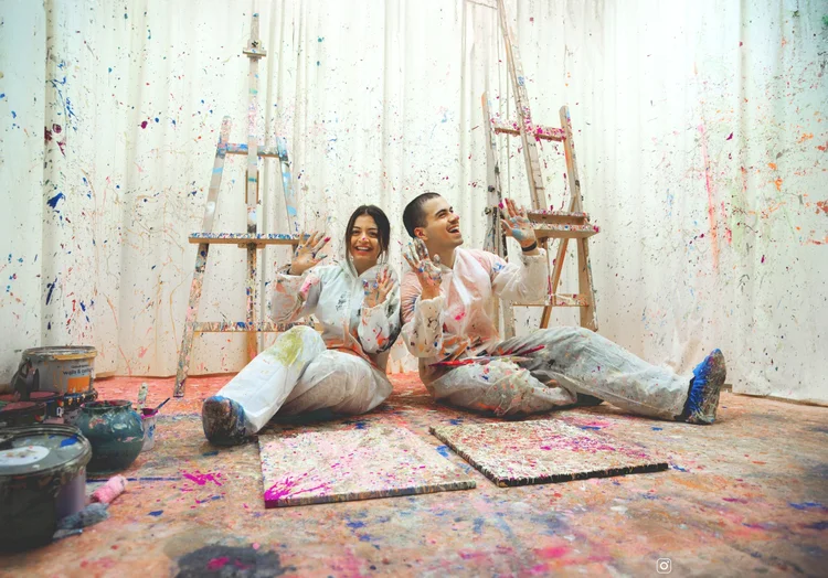 Splash And Drip Class Like Jackson pollock. Sip and Paint in London ...