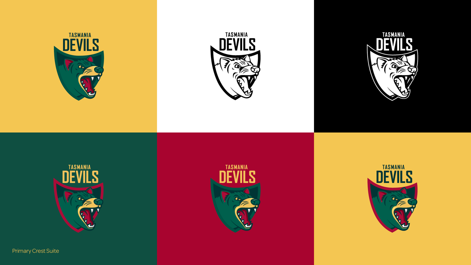 Tasmania Devils Crest — Mark Roma Design