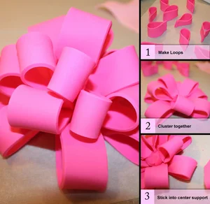 Make a gum paste bow — emoticakes