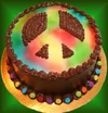 Peace Sign Cake — emoticakes