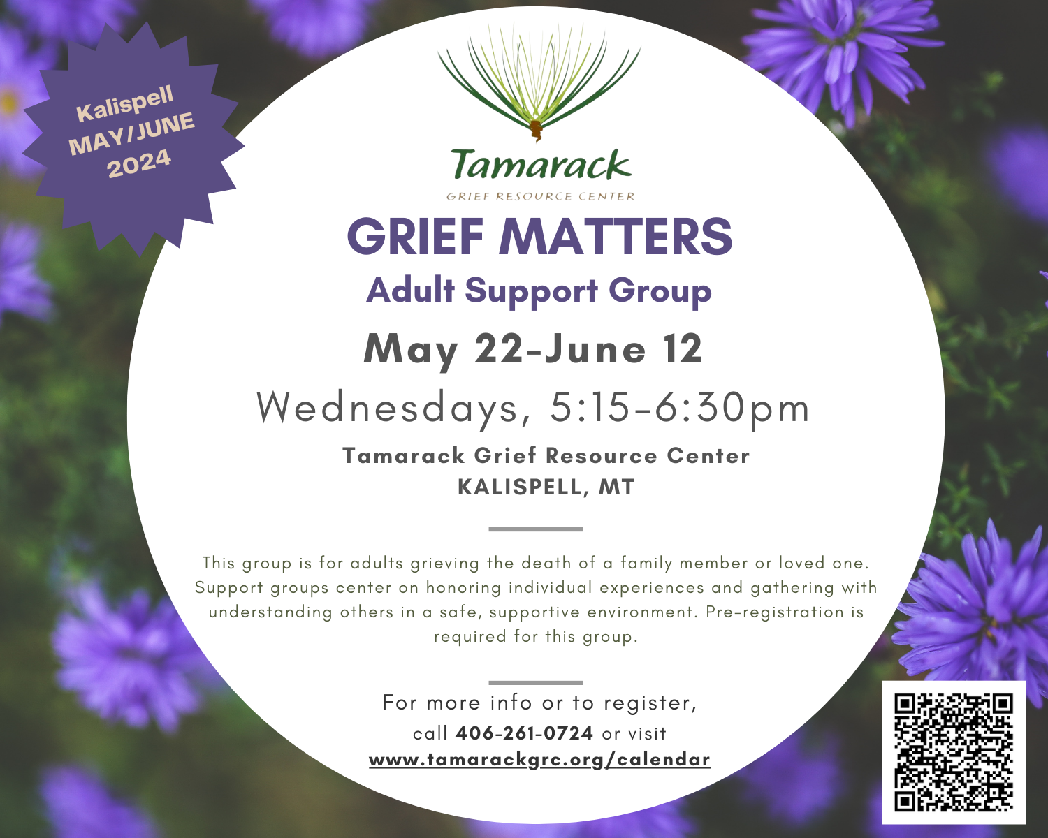 Calendar — Tamarack Grief Resource Center