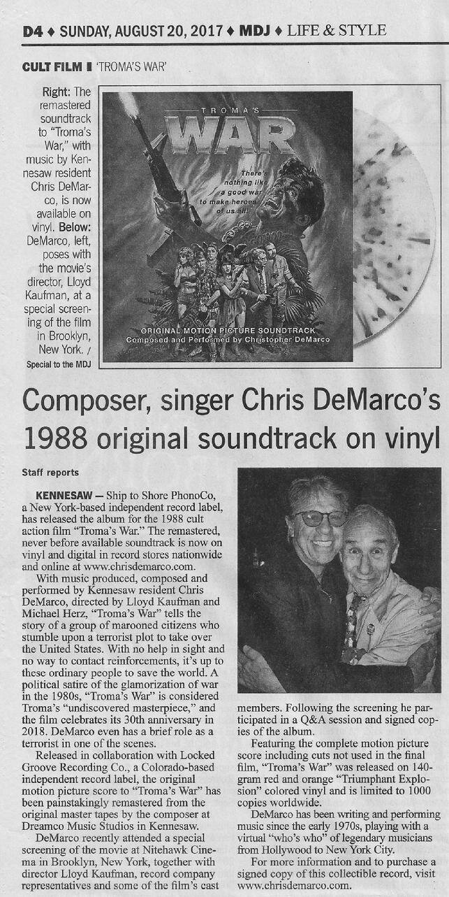 Press — Chris DeMarco