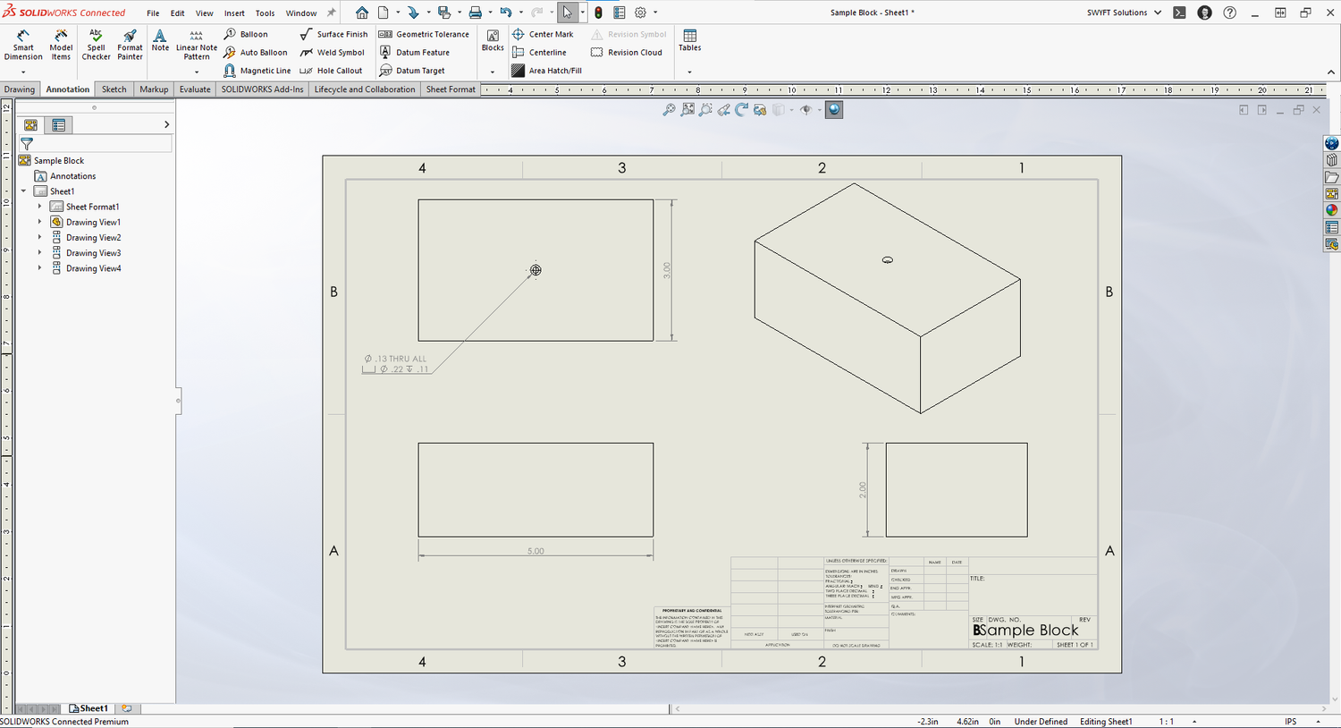 How to Create a Drawing in SOLIDWORKS - SWYFT Solutions