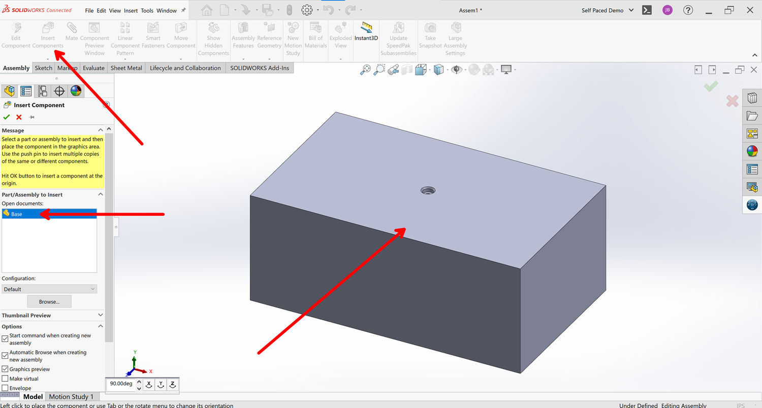 How to Create an Assembly in SOLIDWORKS - SWYFT Solutions
