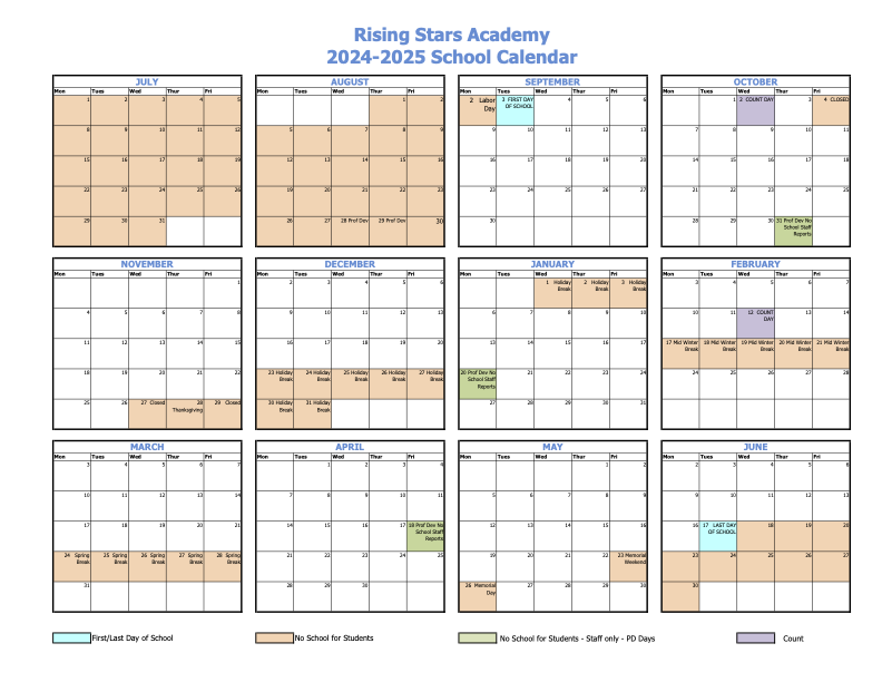 School Info — Rising Stars Academy