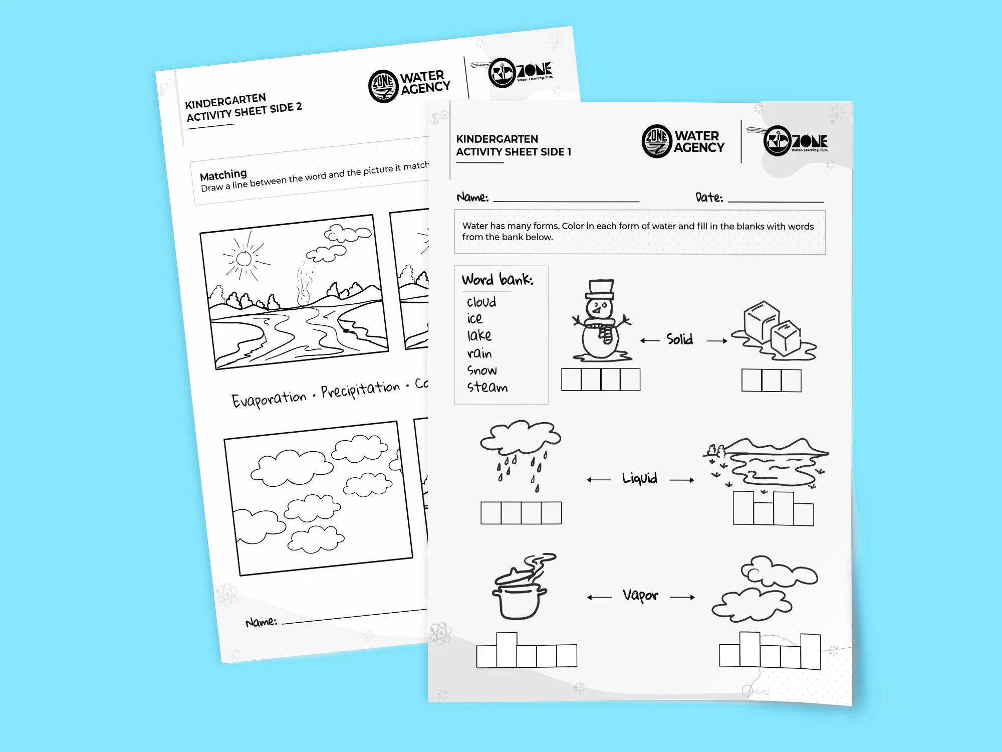 Zone 7 Water Agency Schools Program / Creative — JPW Communications