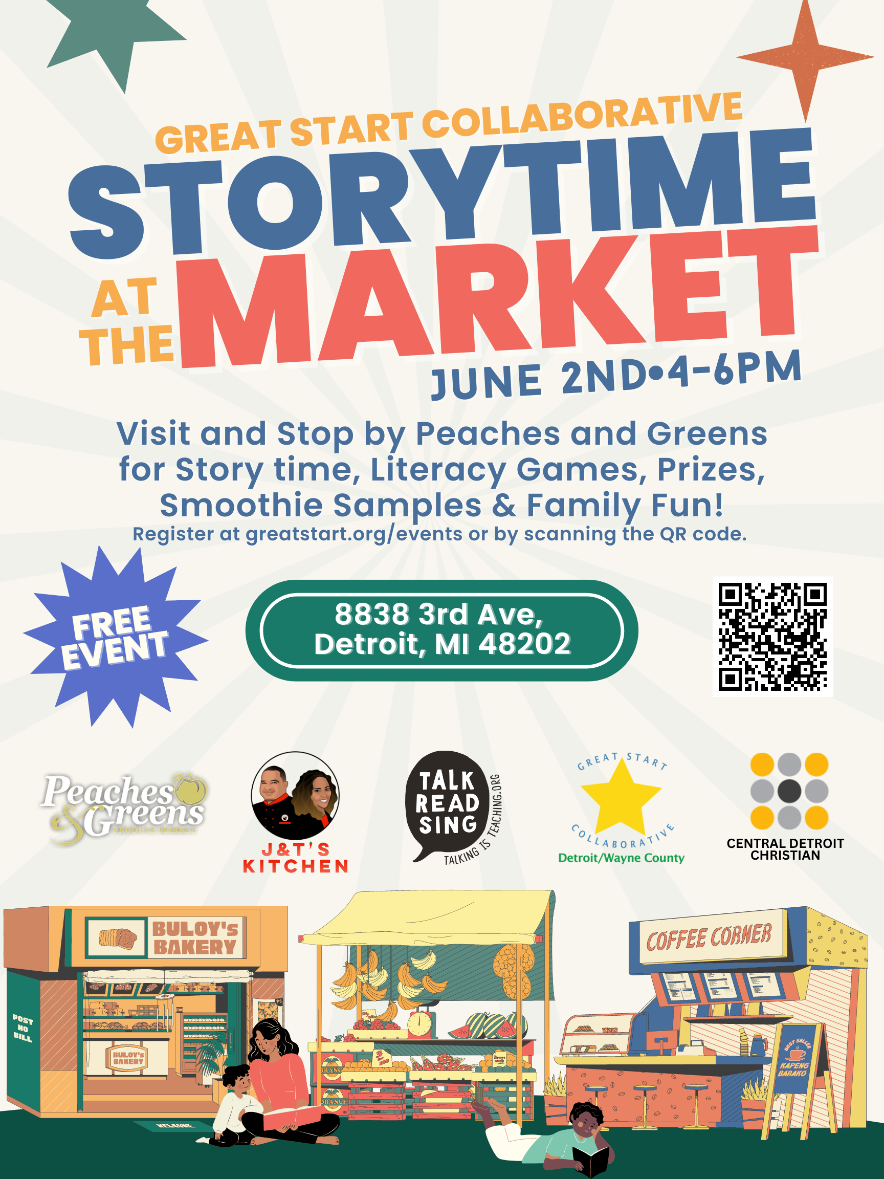 Great Start Collaborative Storytime at Peaches and Cream Market — Great ...