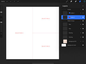 Half Drop Repeat Patterns in Procreate 5X — wooly pronto