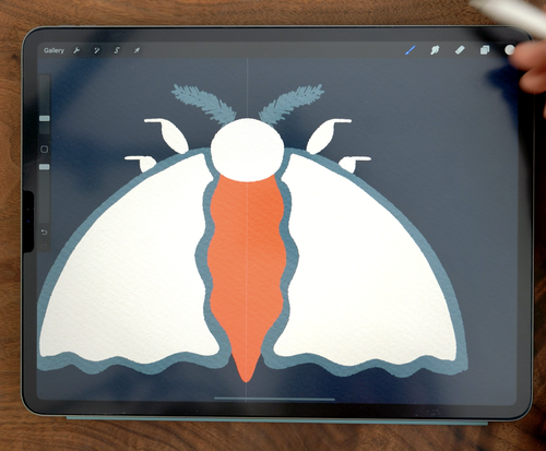 Retro Printing Press Effects in Procreate — wooly pronto