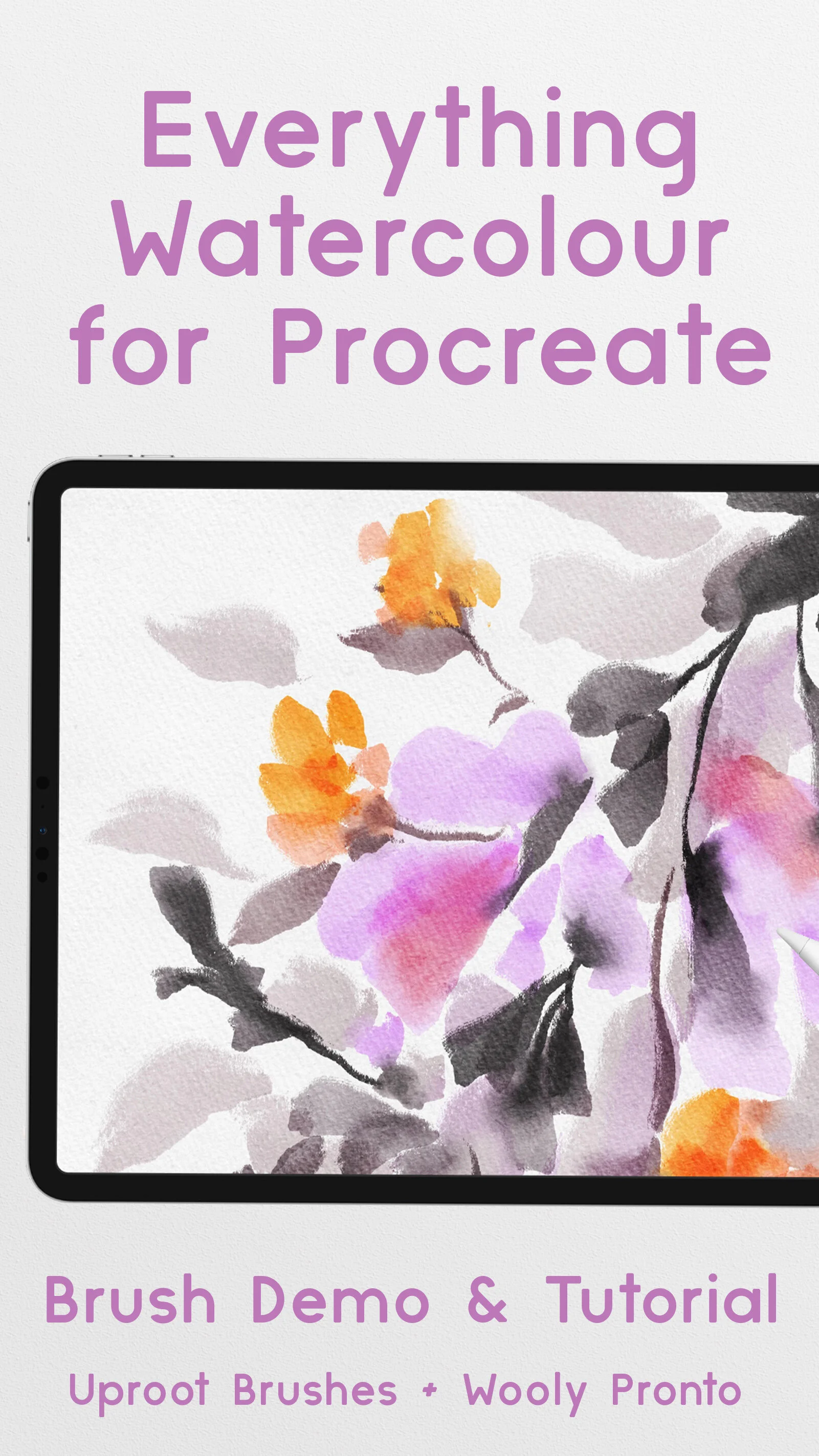 Procreate Demo: Everything Watercolor — wooly pronto